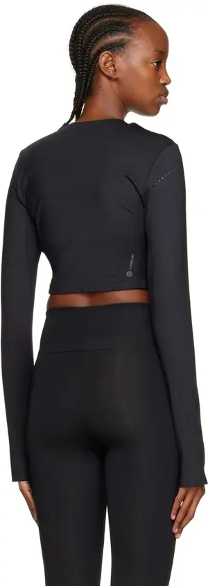 Adidas Sports Cropped T-shirt With Rubber Logo