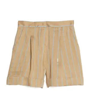 IBLUES Striped Pleated Shorts