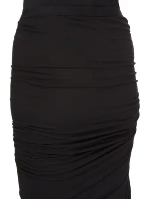 Rick Owens Soft Edfu Drawstring Maxi Skirt