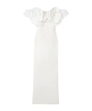 Rebecca Vallance Tessa Ruffled Gown - Ivory