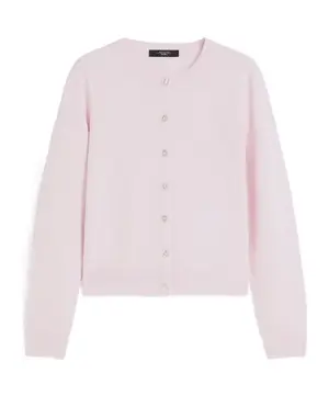 Max Mara Wool And Cashmere Cardigan - Pink