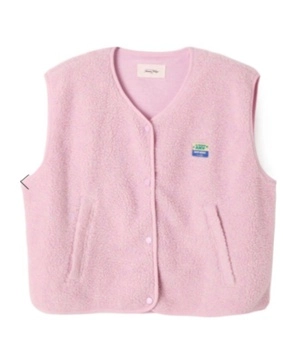American Vintage Sleeveless Vest - Pink