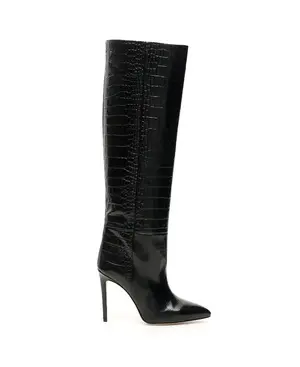 Paris Texas High-heeled Over-the-knee Boots - Black