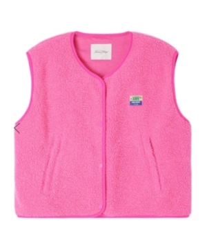 American Vintage Sleeveless Vest - Pink