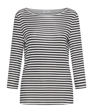 Marella Striped Jersey T-shirt - Off White