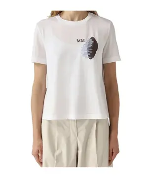Max Mara Logo-print Short-sleeve T-shirt - White