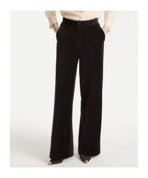 Marella Corduroy Wide-leg Trousers