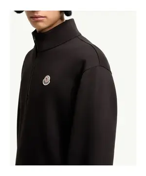 Moncler Logo Cotton Zip-up Sweatshirt