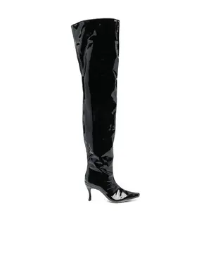 By Far Pointed Stiletto High Heel Boots