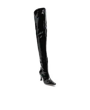 By Far Pointed Stiletto High Heel Boots