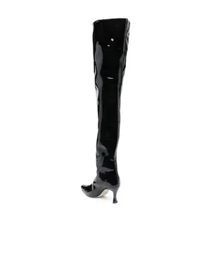 By Far Pointed Stiletto High Heel Boots