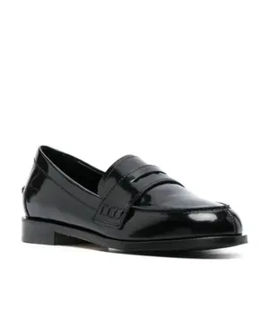 AeydĒ Penny-slot Leather Loafers