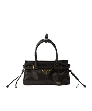 Prada Bonnie Leather Mini Bag - Forest Green