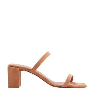 By Far Tanya Square Toe Sandals - Brown