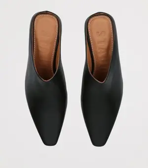 Staud Leather Wally Mules 55