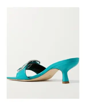 By Far Davina Buckle Sandals