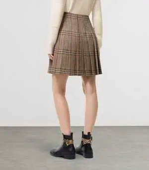 Burberry Wool Check Mini Kilt