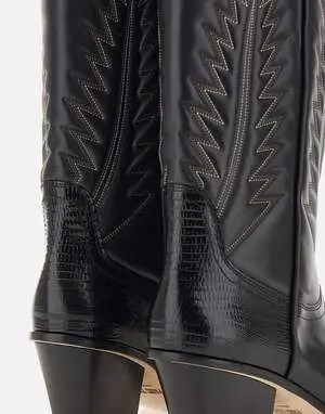 Paris Texas Rosario 60mm Lizard-effect Boots