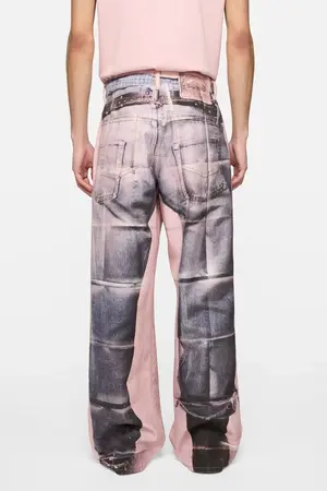 Acne Studios 1981 Trompe-l'œil Print Jeans