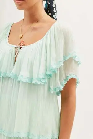Rixo Raina Tiered Maxi Dress