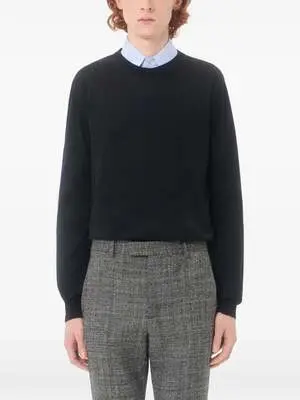 Valentino Garavani Vlogo Signature Crew Neck Wool Sweater