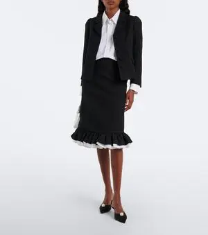 SHUSHU/TONG Wool And Silk Jacket