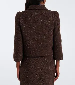 SHUSHU/TONG Wool-blend Cropped Jacket