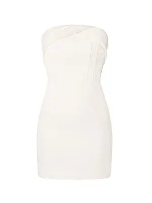 TIA DORRAINE Pearl Strapless Mini Dress