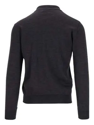 Valentino Garavani Wool Knit Polo Shirt