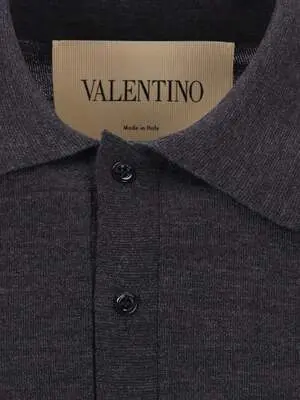 Valentino Garavani Wool Knit Polo Shirt