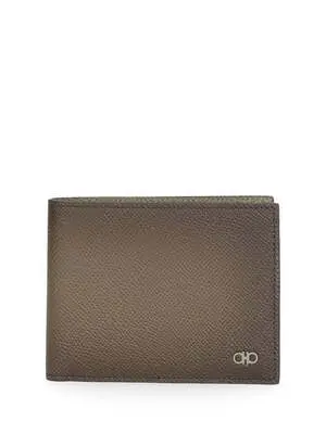 FERRAGAMO Gancini Bifold Wallet - Brown
