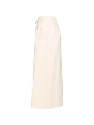 Max Mara Milano Jersey Skirt - White