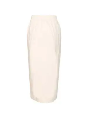 Max Mara Milano Jersey Skirt - White