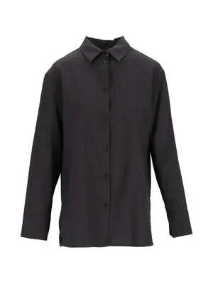 Max Mara S Wool Canvas Shirt