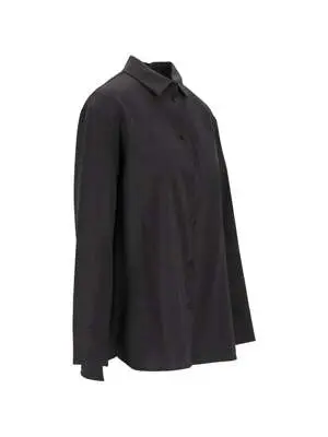 Max Mara S Wool Canvas Shirt