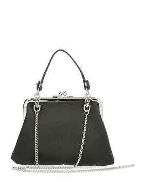 VIVIENNE WESTWOOD Granny Frame Handbag With Orb Plaque - Black