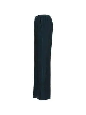 FORTE_FORTE Two-tone Striped Jade Trousers - Green