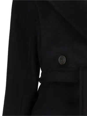 Max Mara Resina Drap Wool Long Coat