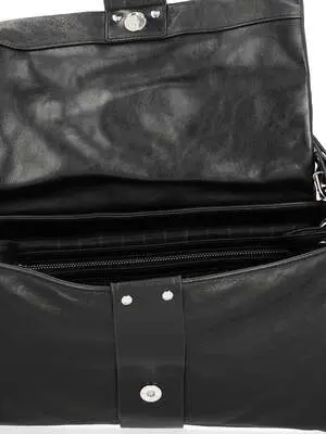 VIVIENNE WESTWOOD Hazel Treasure Leather Handbag - Black