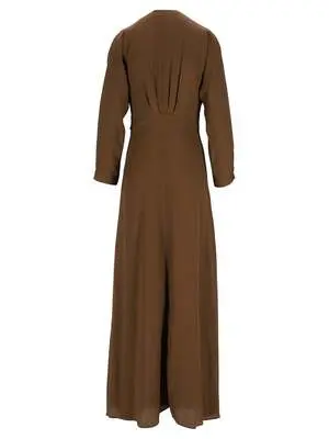 FORTE_FORTE Marocaine Sculpture Buckle Dress
