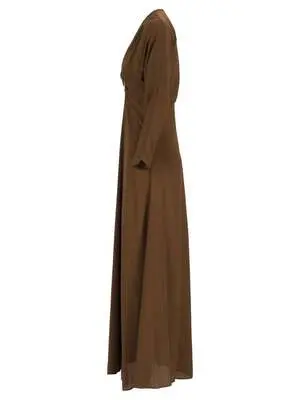 FORTE_FORTE Marocaine Sculpture Buckle Dress