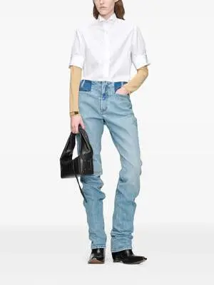 MAISON MARGIELA Cotton Poplin Short Sleeve Shirt