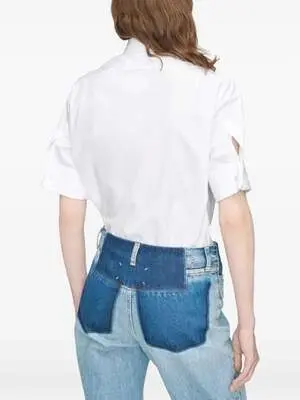 MAISON MARGIELA Cotton Poplin Short Sleeve Shirt