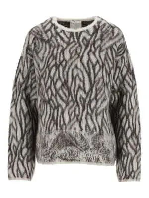 FORTE_FORTE Heron Plumes T-shirt - Gray