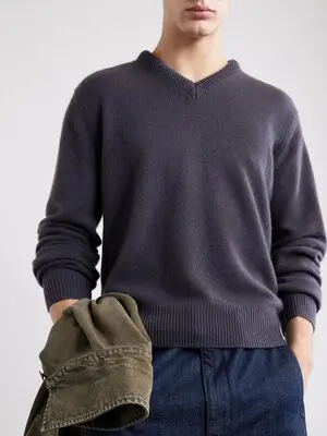 LEMAIRE Cashmere V-neck Sweater