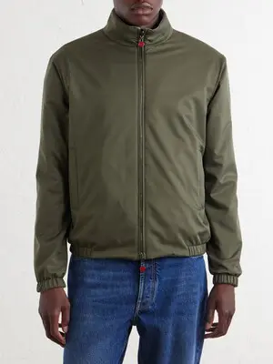 Kiton Reversible Shell Bomber Jacket