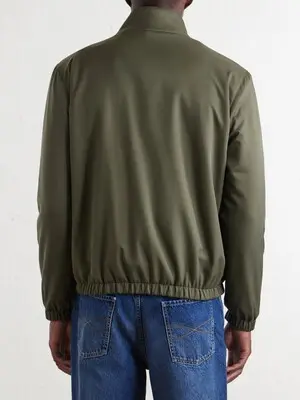 Kiton Reversible Shell Bomber Jacket