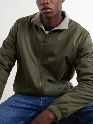 Kiton Reversible Shell Bomber Jacket