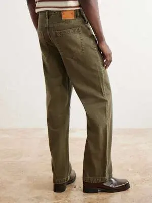 MANAAKI Pita Straight-leg Garment-dyed Jeans