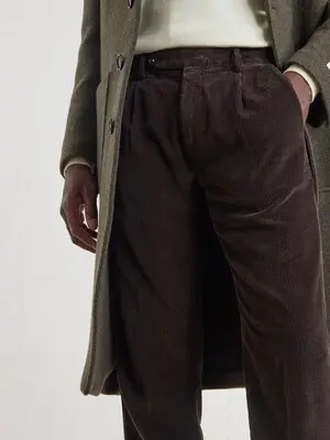 Massimo Alba Ionio2' Straight-leg Cotton-corduroy Trousers